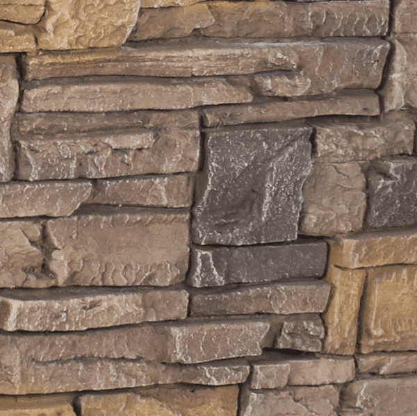 BBQ Outdoor Kitchen with Faux Rock and Brahma Grill Head