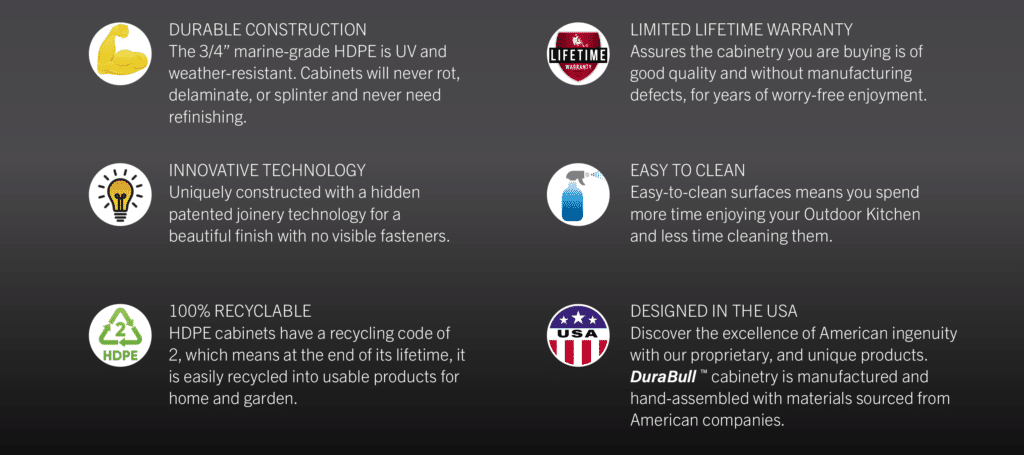 DuraBull Custom Outdoor Kitchen Collection